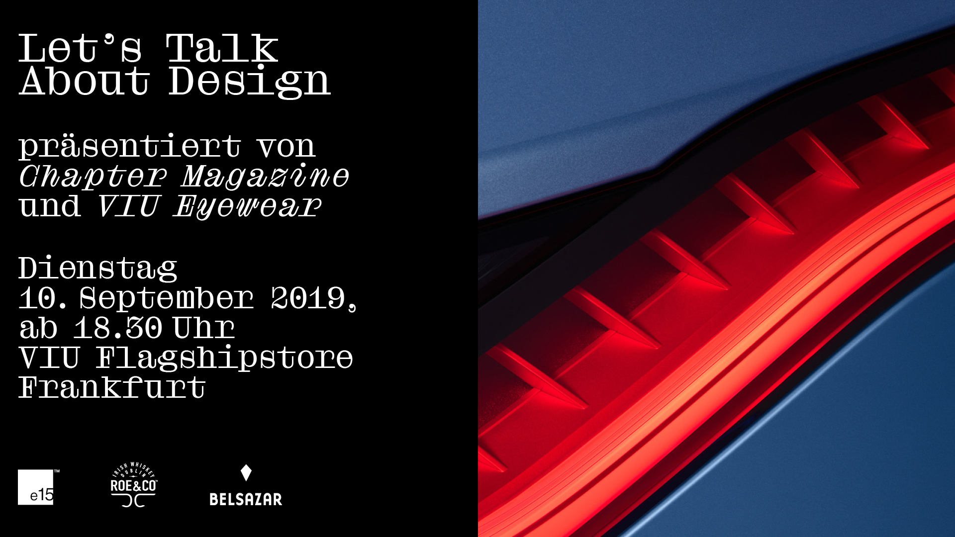 Chapter Magazine presents let's talk about design - INDIE