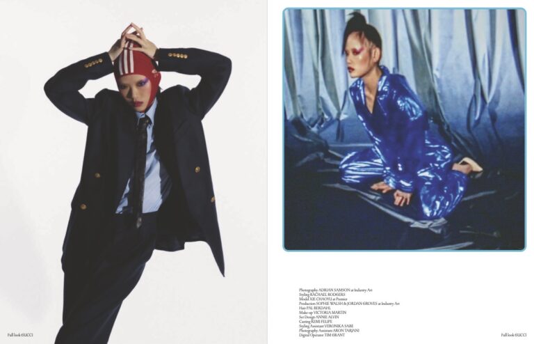 Adrian Samson captures Xie Chaoyu for INDIE's Gucci special